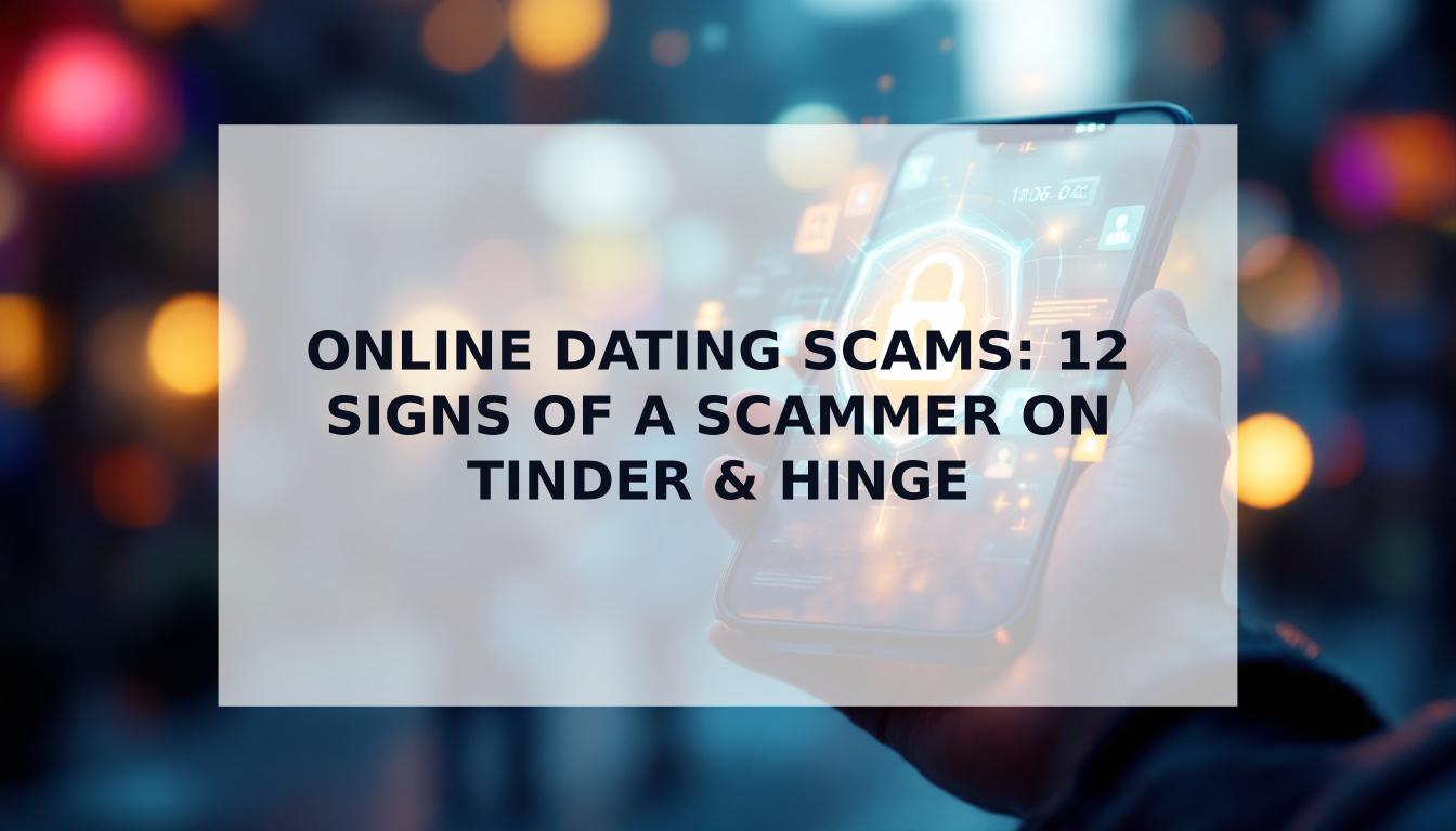 Online Dating Scams: 12 Signs of a Scammer on Tinder & Hinge