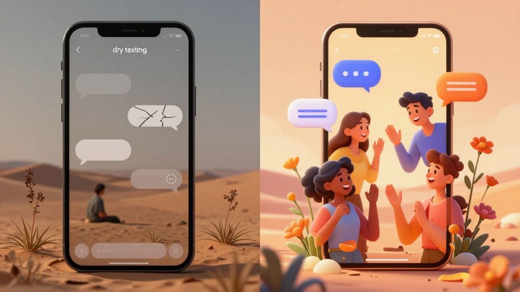 Dry Texting: Significado y cómo dejar de ser cortante
